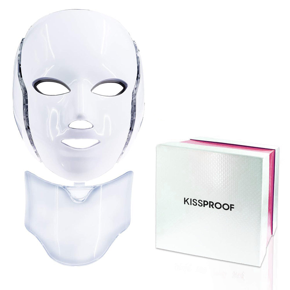 LED Light Therapy Mask for Face & Neck – Anti-Ageing, Wrinkle & Acne ...