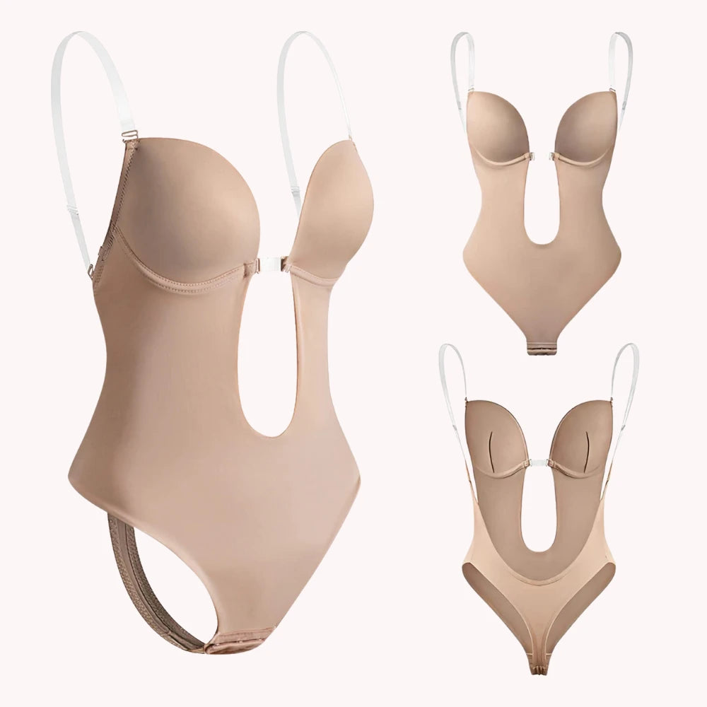 Invisible Backless Bodysuit – Shaping, Comfortable, Adjustable Straps ...